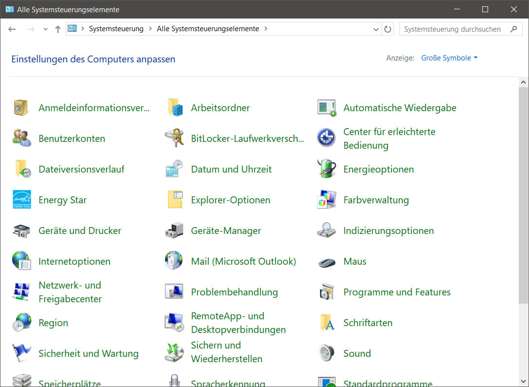 Systemsteuerung öffnen: So geht’s ganz einfach