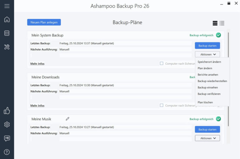 Ashampoo Backup Pro 26: Sichere deine Daten einfach!