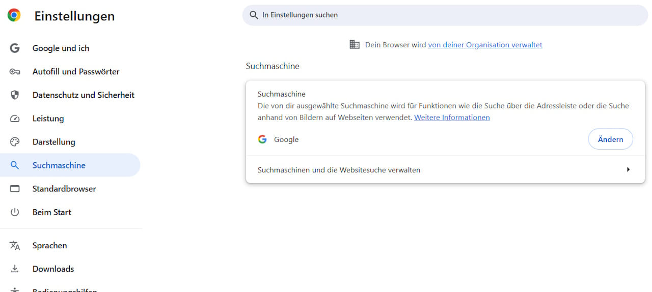 Google als Standardsuchmaschine festlegen – So geht’s!