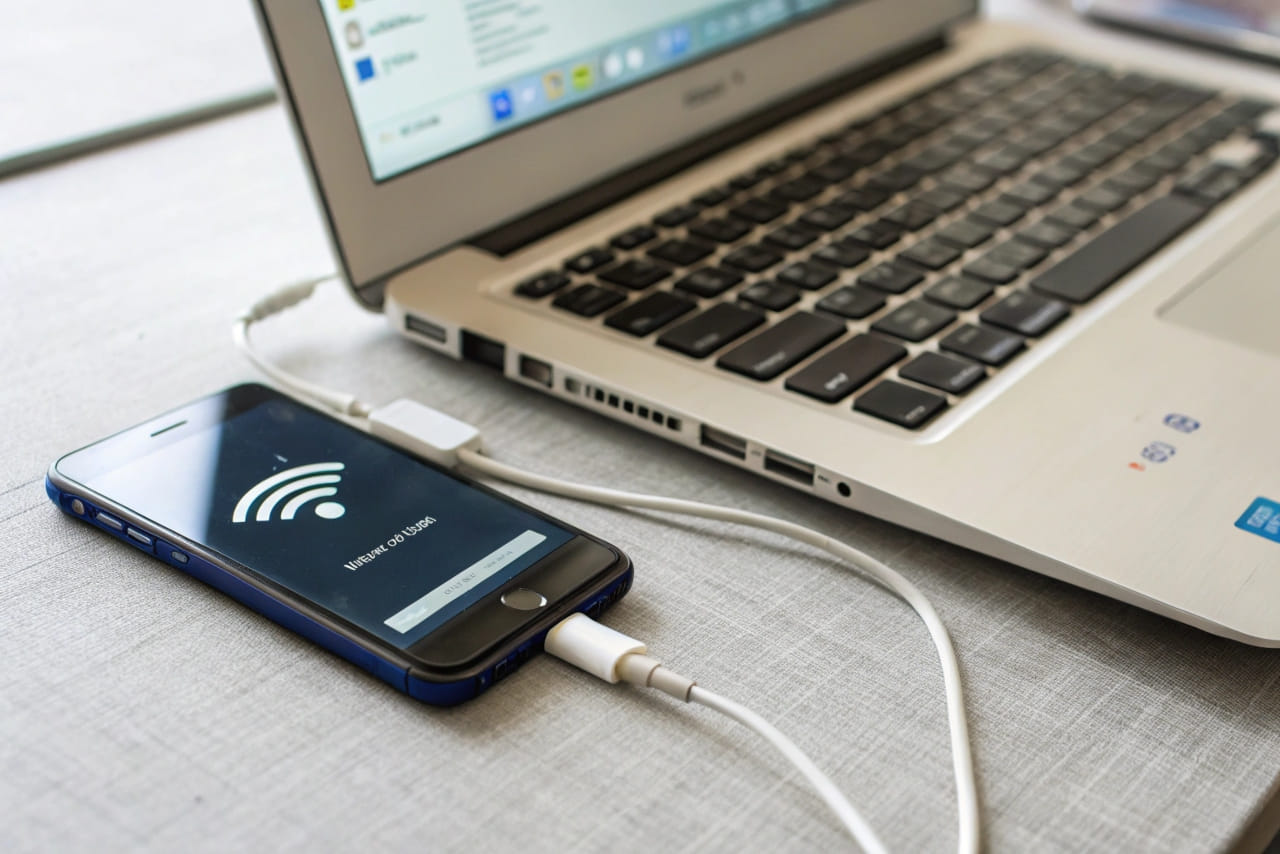 USB-Tethering: So machst du dein Handy zum Hotspot