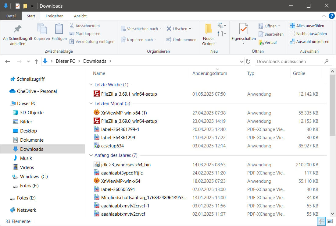 Downloads löschen unter Windows – einfach erklärt