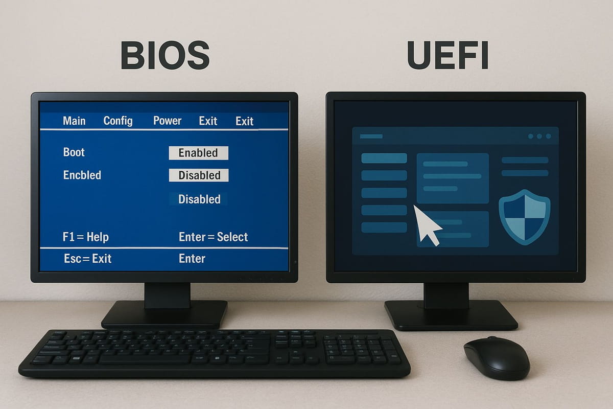 UEFI vs. BIOS: Unterschiede, Vorteile & Nachteile erklärt