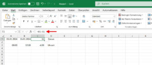 Differenz mit Excel berechnen – einfache Anleitung