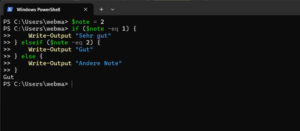 PowerShell IF – ELSE Anleitung: Syntax & Beispiele