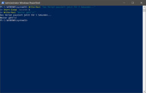 Pause im PowerShell Skript: So setzt du sie richtig